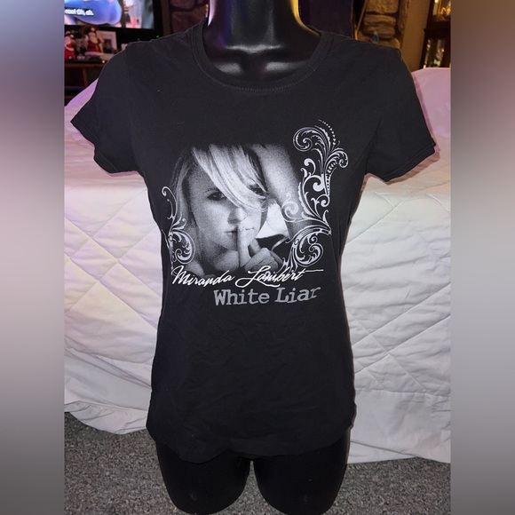 Kavio | Tops | Miranda Lambert White Liar Concert Tshirt | Poshmark